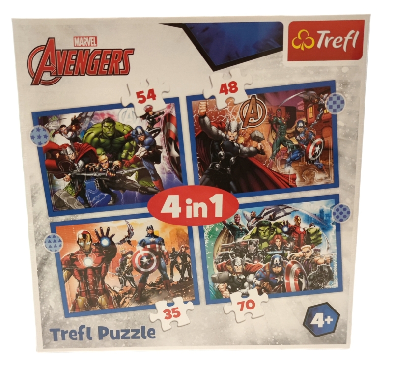 Avengers 4in1 Puzzle » Sun-side-store