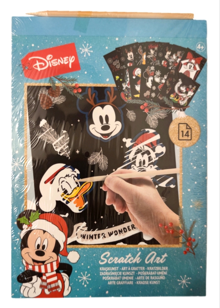 Mickey Mouse Scratch Art Block » Sun-side-store